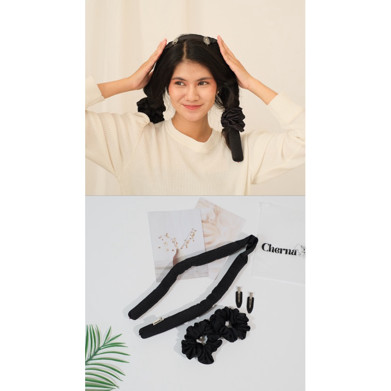 Jual HEATLESS CURL BY CHERNA/ CURLY RAMBUT/ PENGRITING RAMBUT/ CURLY ...