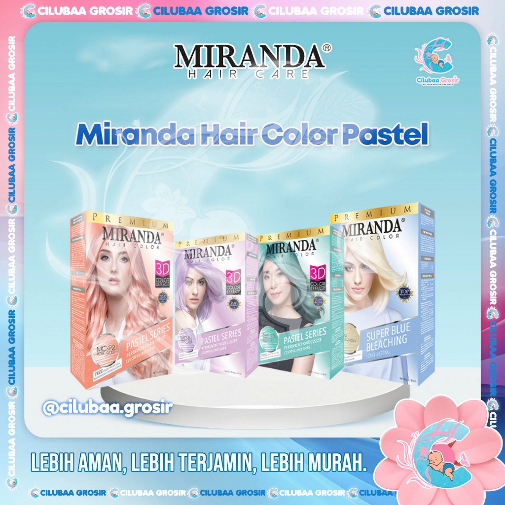 Jual MIRANDA Hair Color Pastel Proxide 30 ml Premium Permanent ...