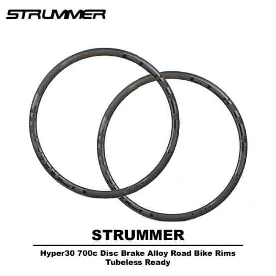 Jual RIM SET STRUMMER HYPER 30 ROAD 700C ALLOY TUBELESS | Shopee Indonesia