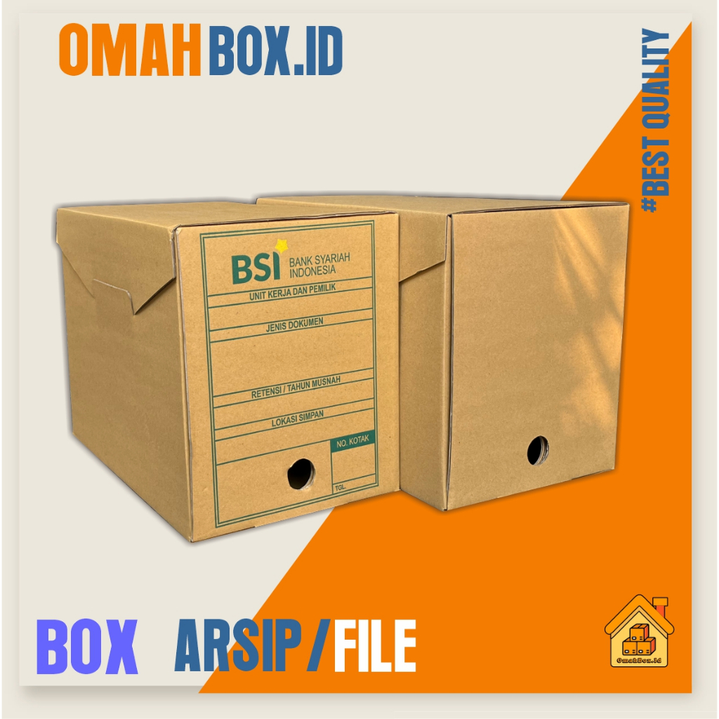 Jual Kardus box arsip/file 38x23x28 cm / box file / box dokument ...