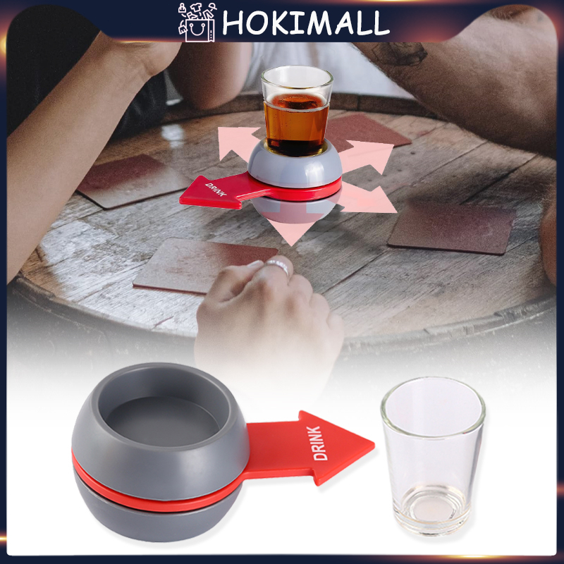 Jual Shot Spinner Drinking Game Spin The Bottle Drinking Party Game ...