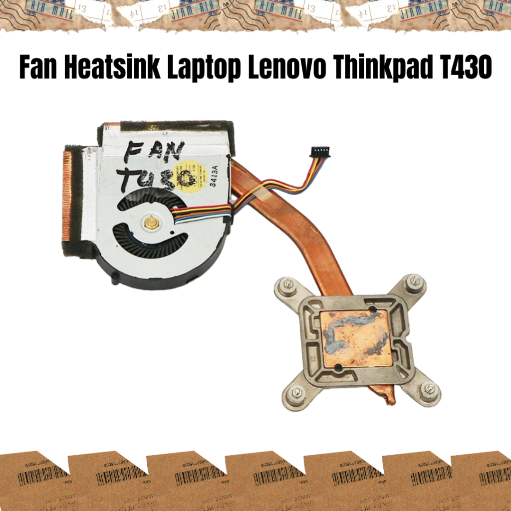 Jual Fan Heatsink Laptop Lenovo Thinkpad T430 Seken Original | Shopee ...