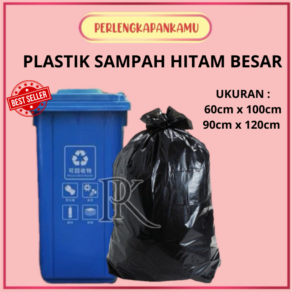 Jual Kantong Plastik Sampah Hitam / Plastik Packing Besar / Trash Bag Jumbo / Tebal Anti Bocor ...