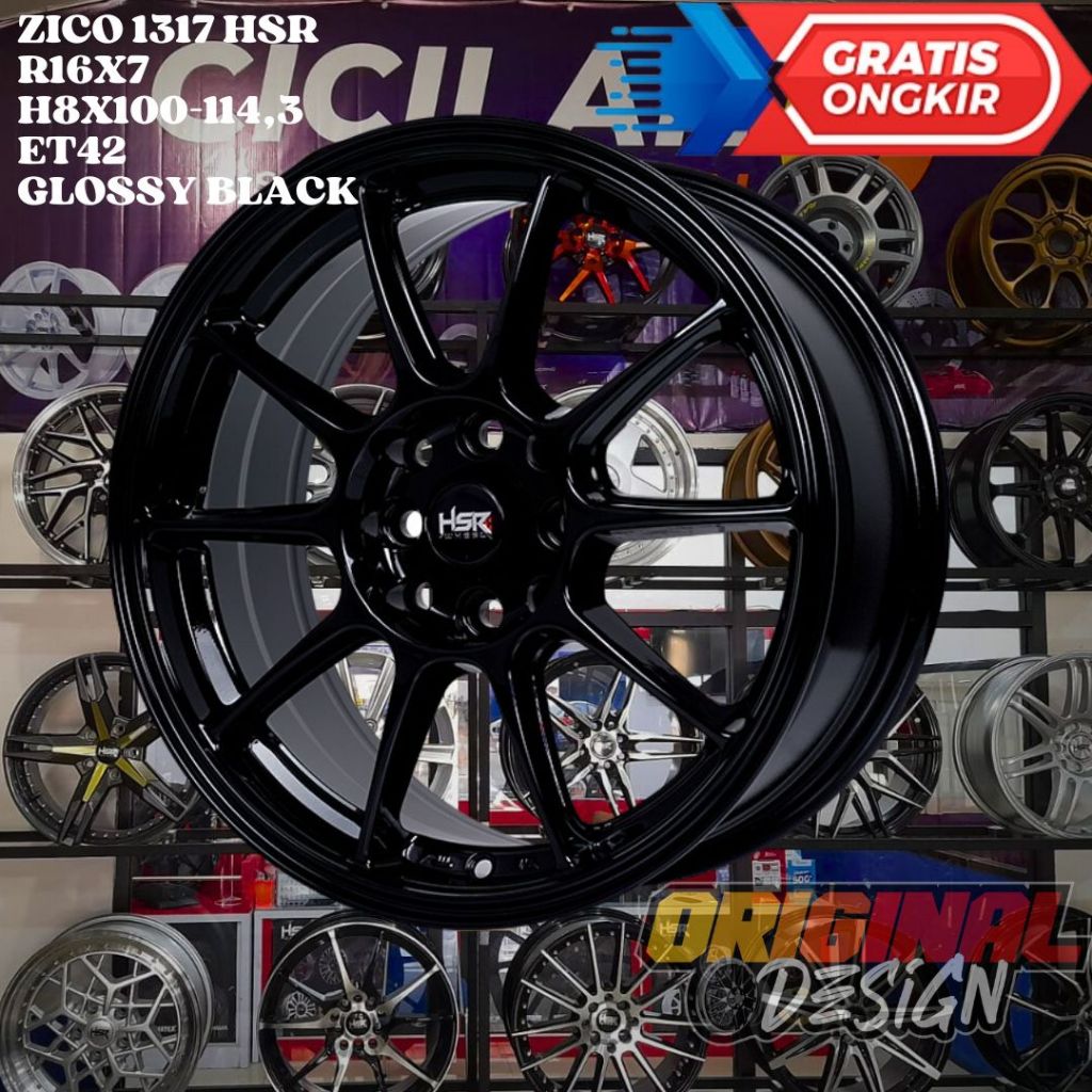 Jual Velg Mobil Ring 16 HSR ZICO R16 COCOK UNTUK JAZZ YARIS LIVINA ALVEZ | Shopee Indonesia