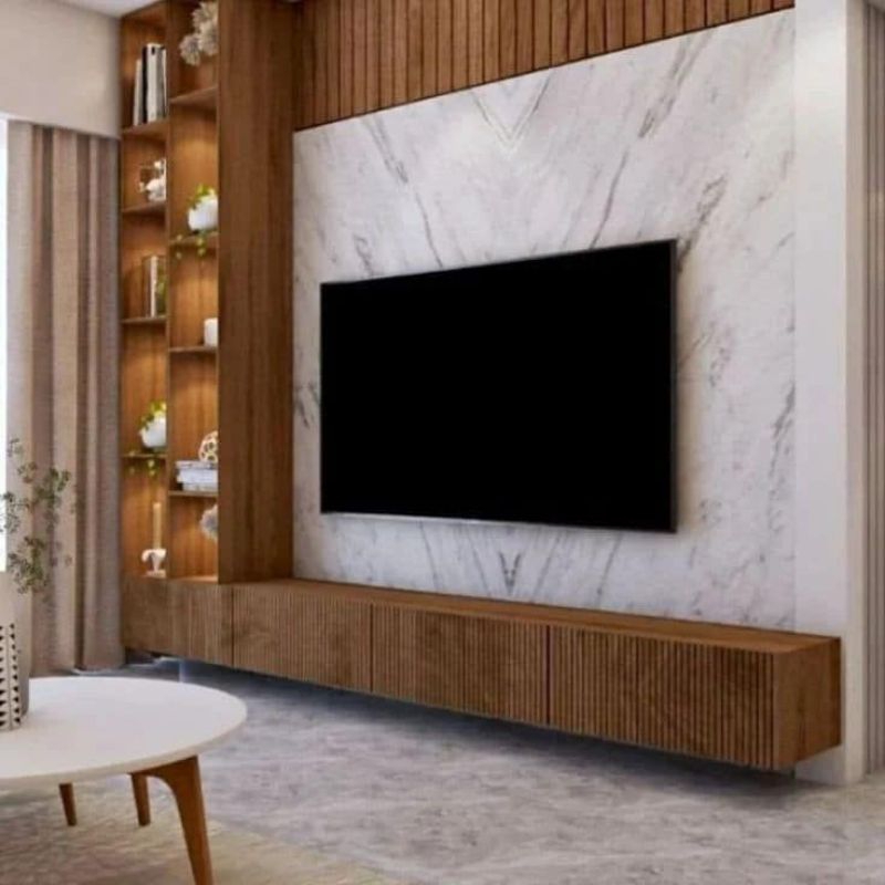 Jual backdrop tv rak buku | Shopee Indonesia