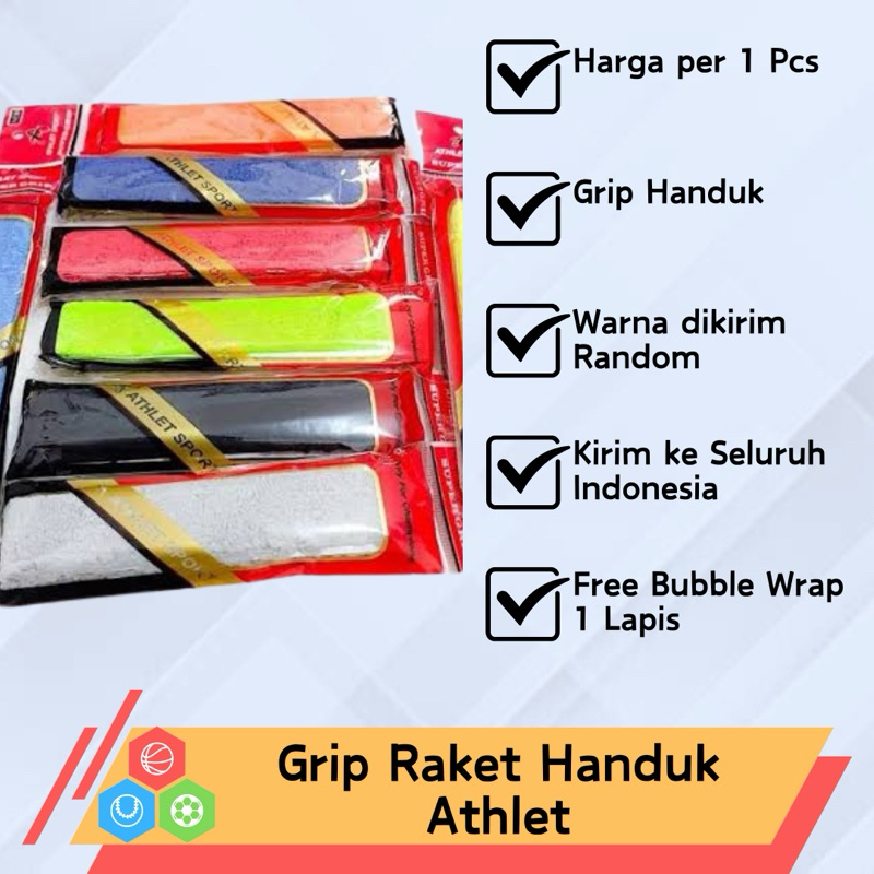 Jual Grip Handuk Raket Badminton Tennis Bulu Tangkis | Shopee Indonesia