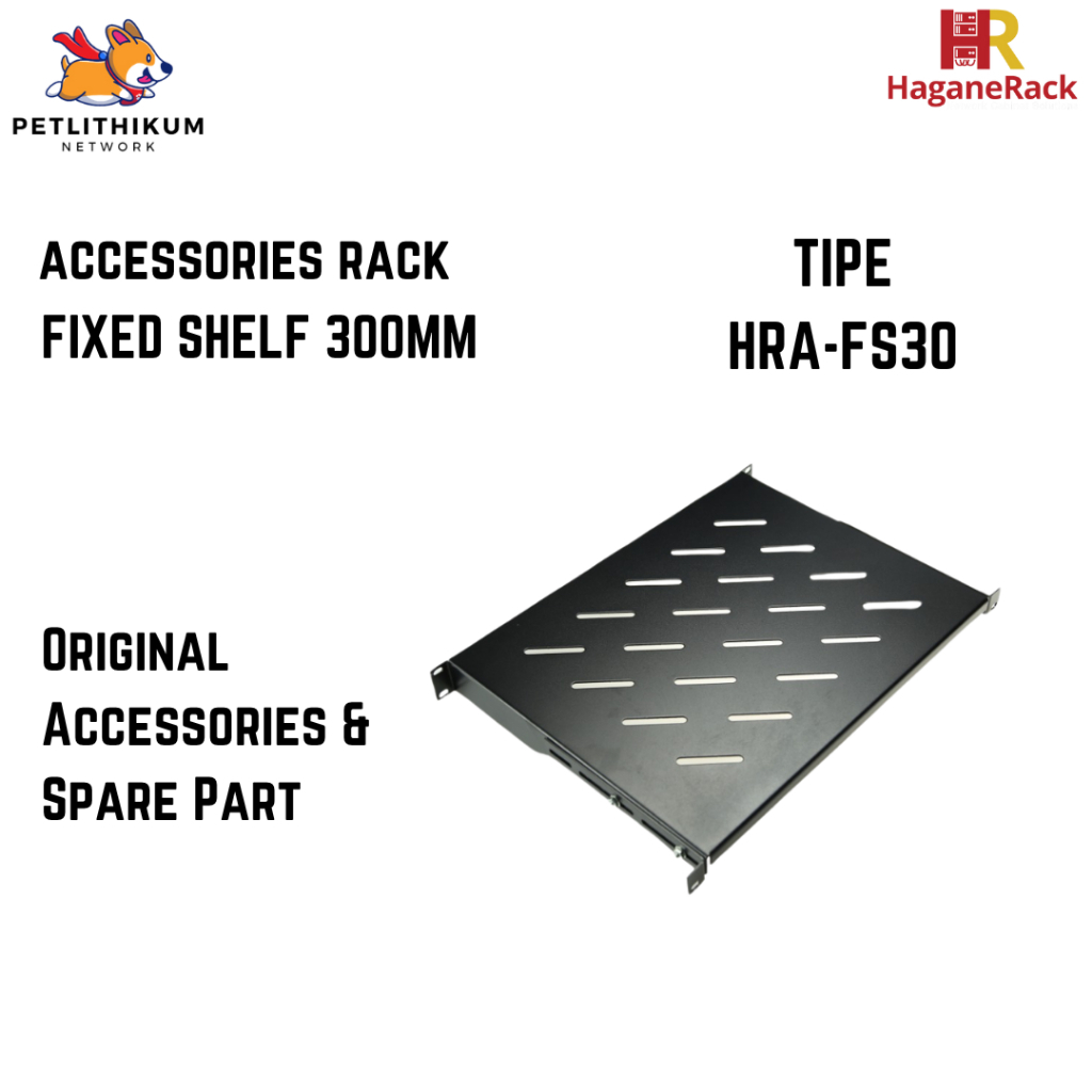 Jual Fixed Shelf 300mm - Ambalan Rack Server Tatakan Rak Server ...