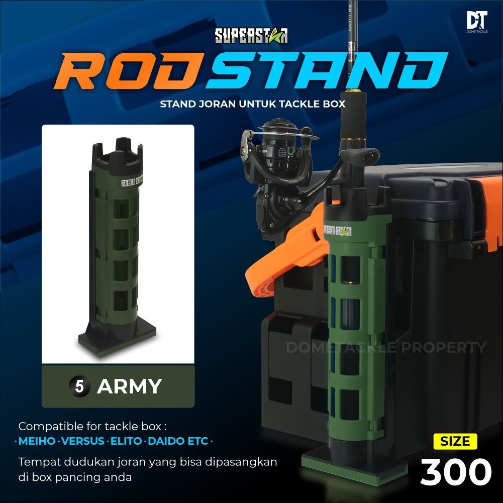 Jual Rod Stand Superstar 250 300 Compatible Tackle Box Meiho Versus Daido Elito Waterkiller ...