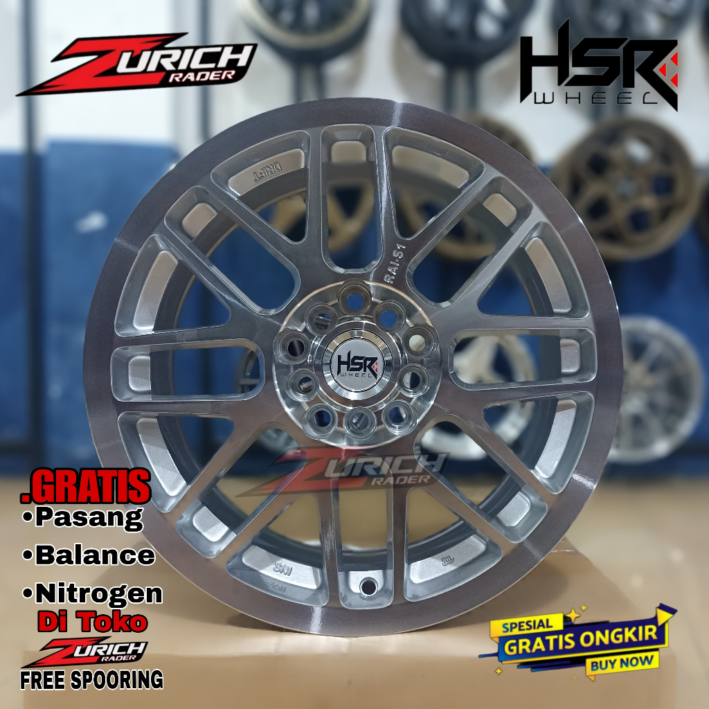Jual Velg Mobil Racing R16 HSR RAI-S1 R16X7 Pcd 5X100-114 cocok buat ...