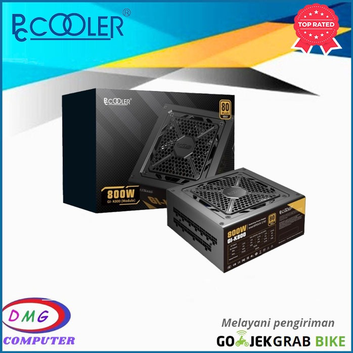 Jual PSU PCCooler GI-K800 800 Watt 80+ Gold Full Modular Power Supply 800W | Shopee Indonesia