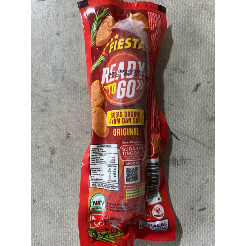 Jual fiesta ready to go sosis original daging ayam dan sapi | Shopee ...