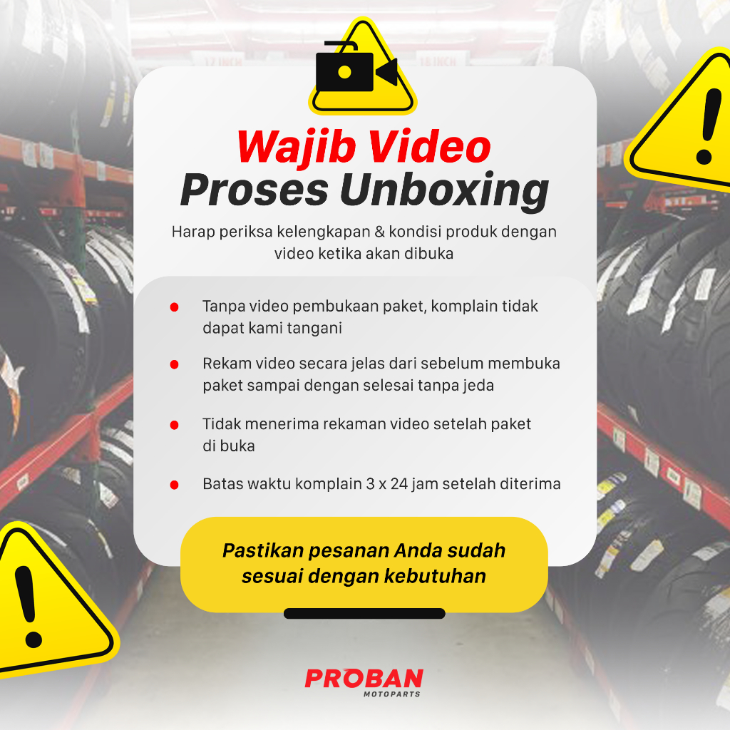 Jual PROBAN TL 90/90 Ring 14 Ban Motor Tubeless | Shopee Indonesia