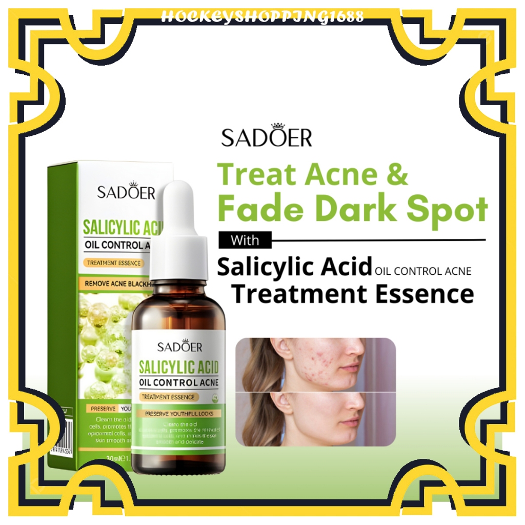 Jual HS SADOER SALICYLIC ACID ACNE SERUM MENGATASI WAJAH BERJERAWAT BERMINYAK 30 ML OIL CONTROL ...