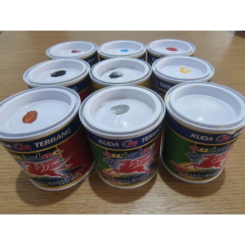 Jual Cat Kayu & Besi Kaleng Kecil 100cc Autolac Kuda terbang | Shopee ...