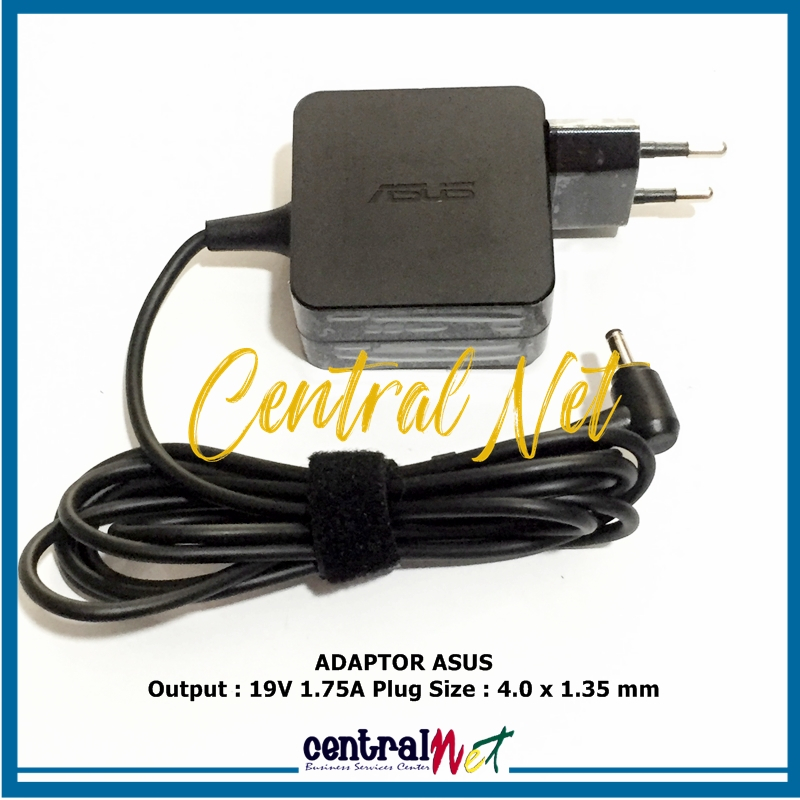 Jual Adaptor Charger Laptop Asus 19V 1.75A ukuran DC Jack 4.0 x 1.35mm ...