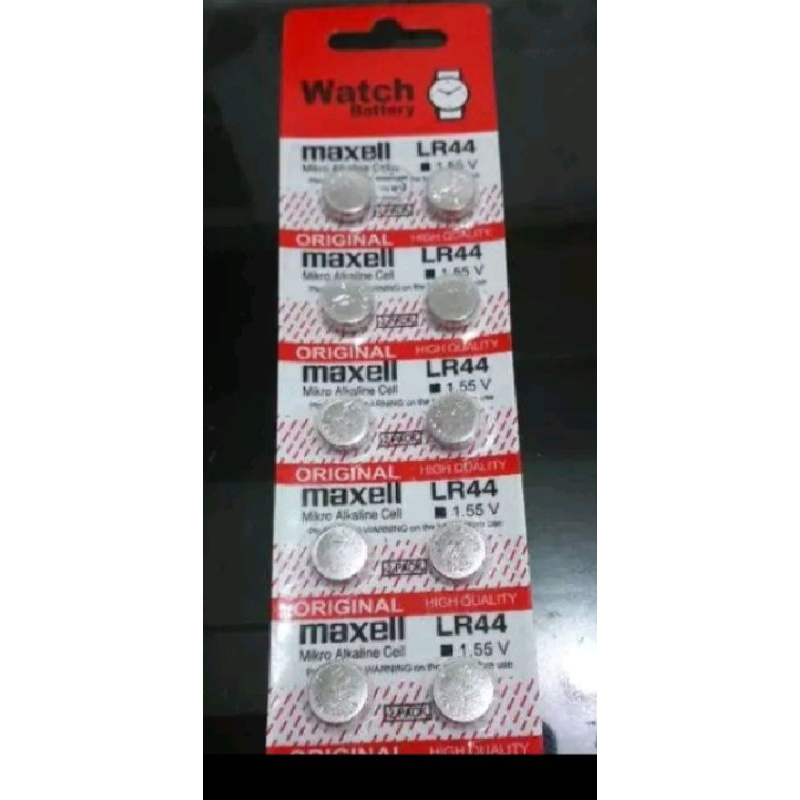 Jual Maxel baterai 1 strip 10 pcs | Shopee Indonesia