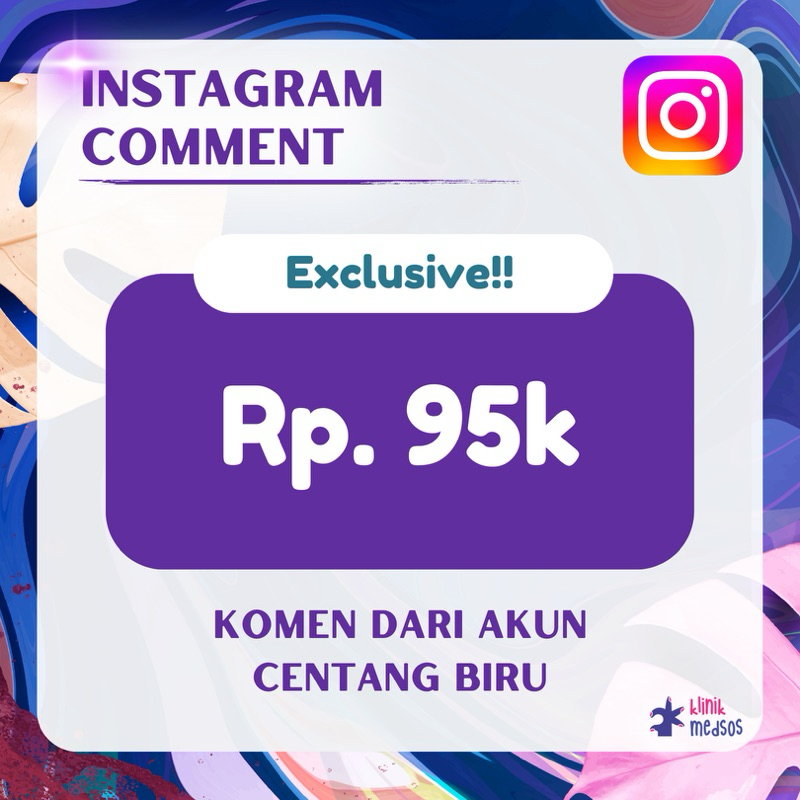 Jual Instagram Comment/Komen Custom dari Akun Centang Biru | Shopee ...