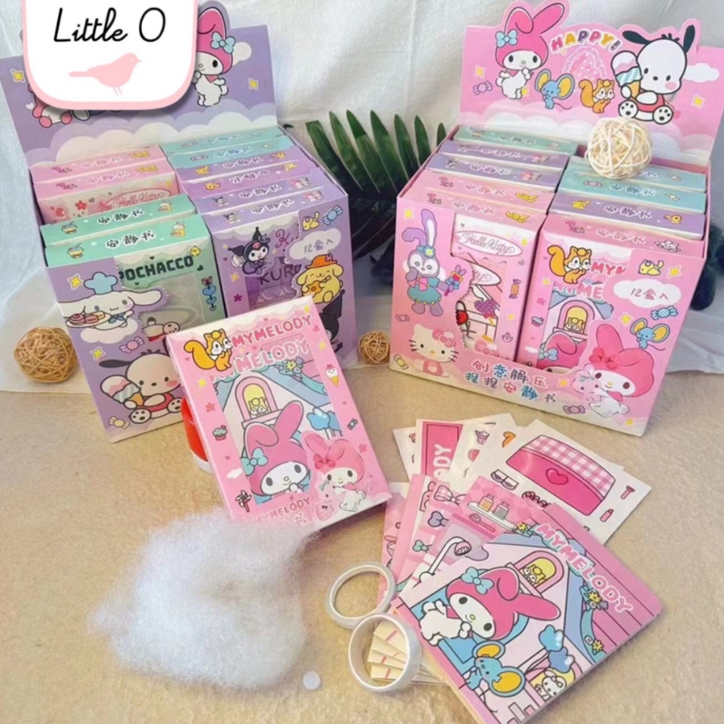 Jual EKSKLUSIF SANRIO Busy Book Girls Quite Book Princess Ellie DIY ...