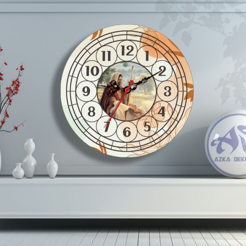 Jual Hiasan Jam dinding MDF / Jam dinding Model Rohani Kristen / Jam ...