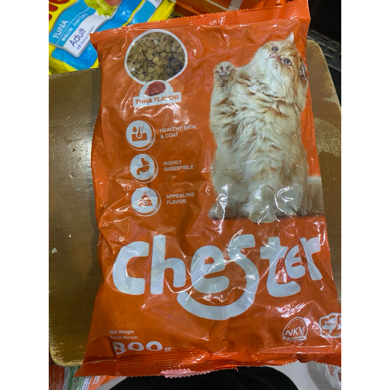 Jual chester 800 gram cat food freshpack | Shopee Indonesia