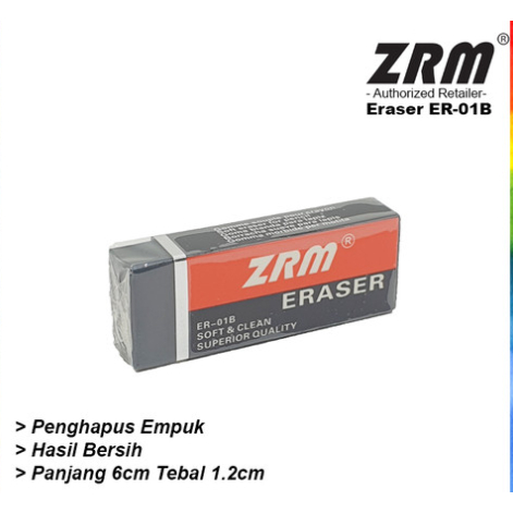 Jual ZRM - Penghapus Stip Pensil Besar ER-01 Hitam Putih | Shopee Indonesia
