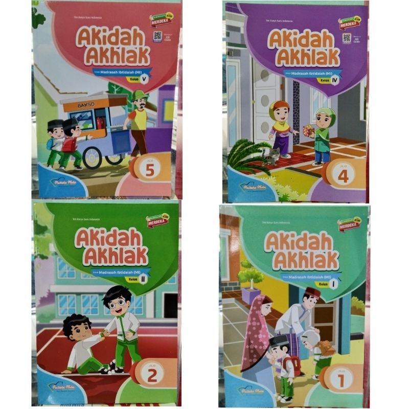 Jual Akidah Akhlak Untuk MI Kelas 1 2 4 5 Madrasah Ibtidaiyah Kurikulum Merdeka Pustaka Mulia ...