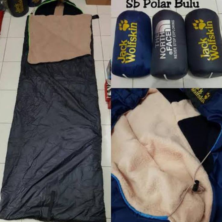 Jual Super Aman Sleeping Bag Bulu JW Extra Tebal Selimut Gunung Kantung ...