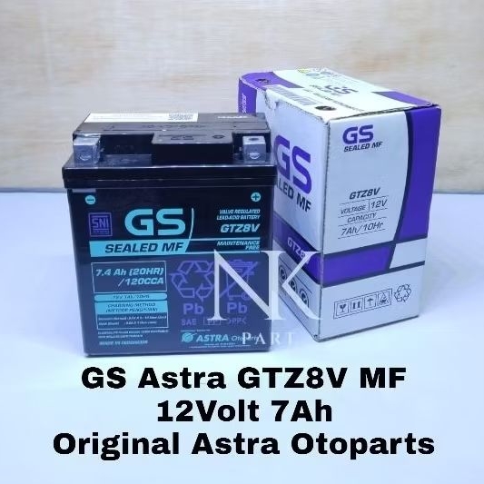 Jual Aki Accu Motor Yamaha XMax 250, R25 GS Astra GTZ8V MF Kering 12v 7Ah | Shopee Indonesia
