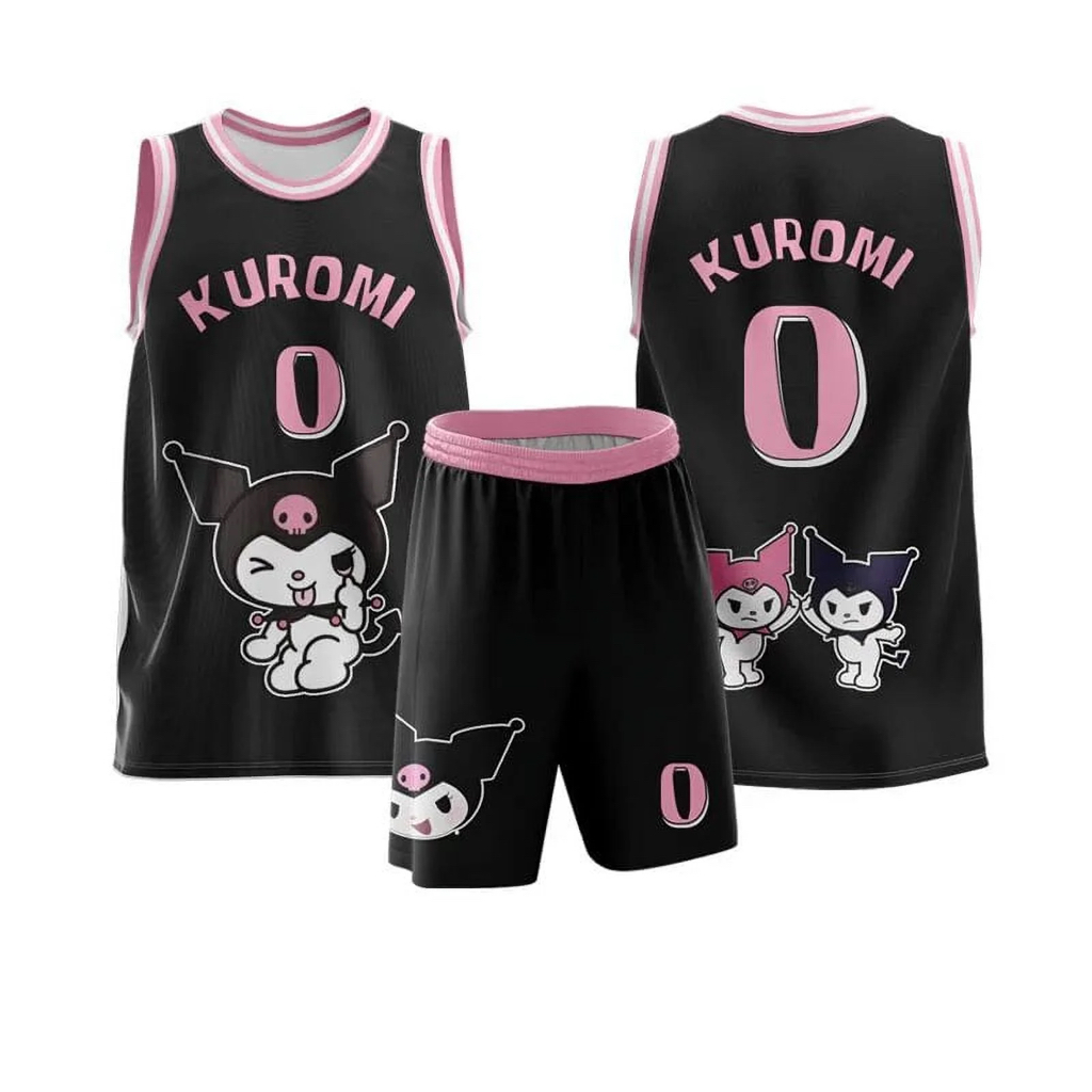 Jual Jersey Kuromi Set Basket Anak 1-12 tahun | Pakaian Basket Anak ...
