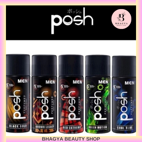 Jual Posh Men Perfumed Body Spray 150ml | Shopee Indonesia
