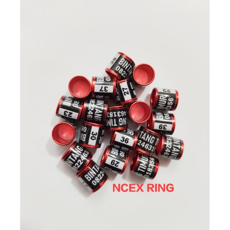Jual ring Merpati model roda isi 10 biji. tinggi 1cm diameter 8mm ...