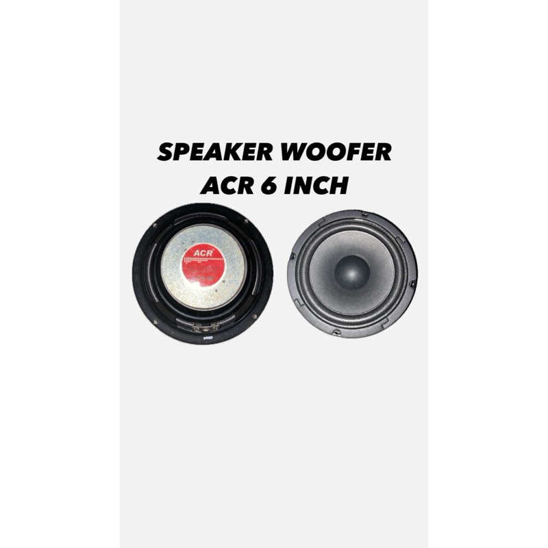 Jual SPEAKER ACR 6 INCH WOOFER C-610-WH | Shopee Indonesia