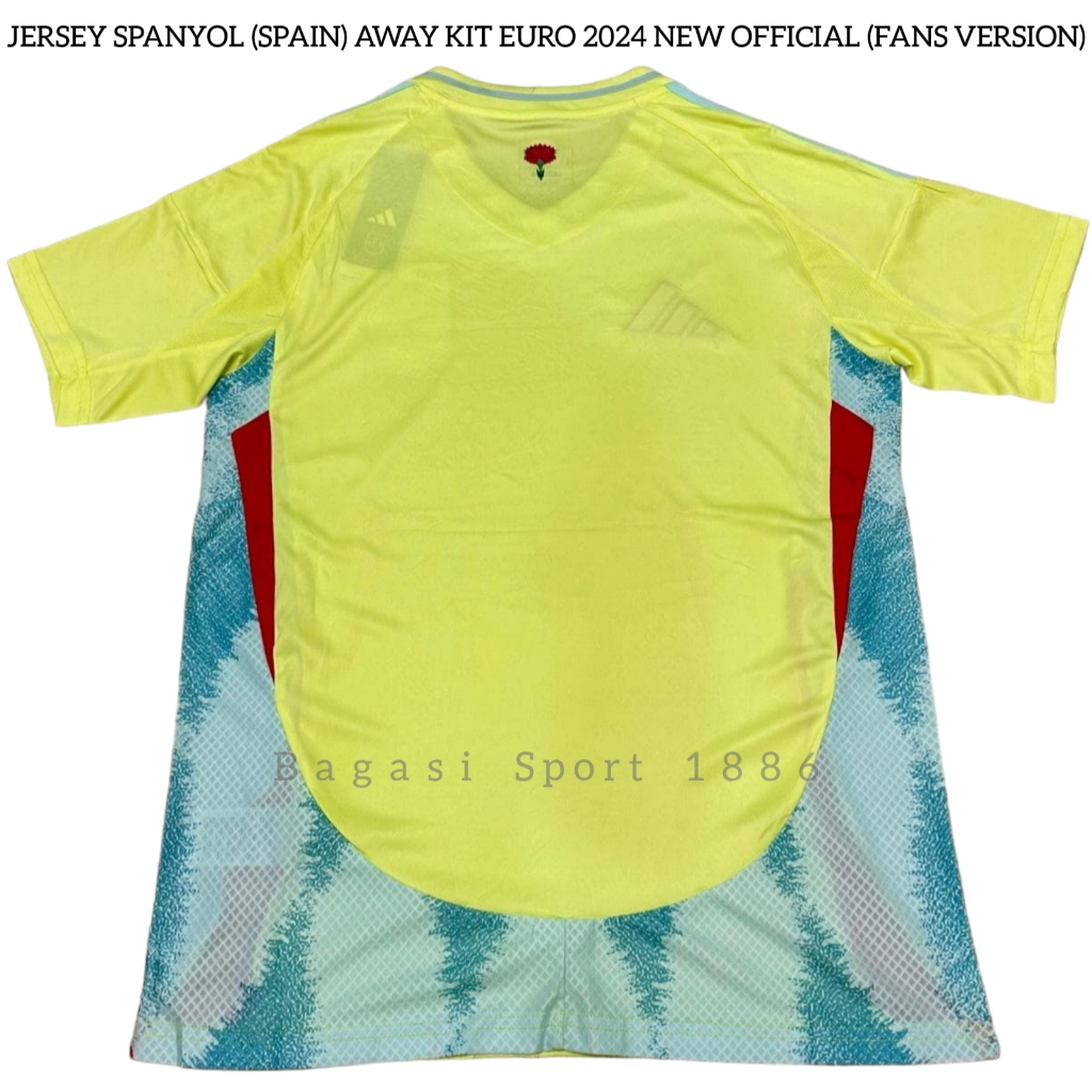 Jual Jersey Baju Bola Negara Spanyol Away Kit Tandang Kuning Piala ...