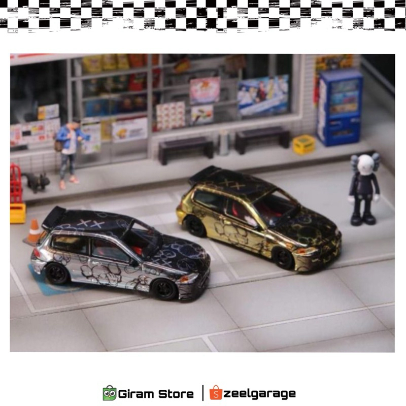 Jual Street Weapon Honda Civic EG6 Type R x KAWS Limited Edition ...