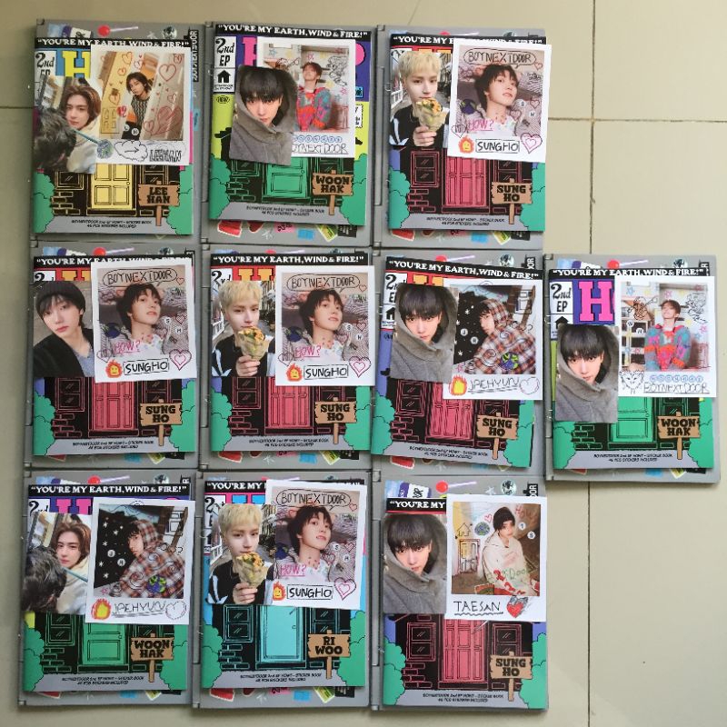 Jual (Album Unsealed Set) Boynextdoor How Sticker Version Unsealed ...
