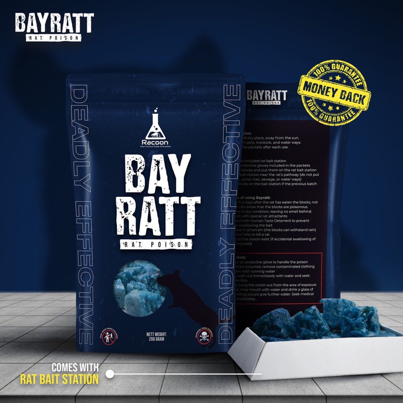 Jual Racoon Bay ratt Racun Tikus BAYRATT Rai Poison 25GR Mati Kering ...