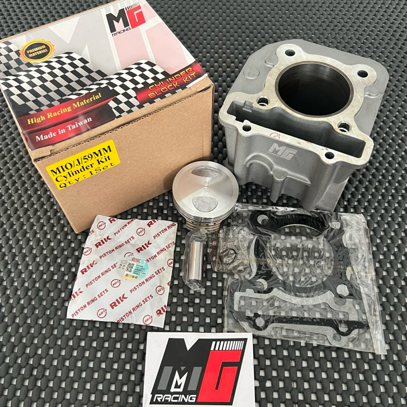 Jual BLOK SEHER BORE UP MIO J XRIDE SOUL GT JUPITER Z 59MM 158CC MG RACING | Shopee Indonesia