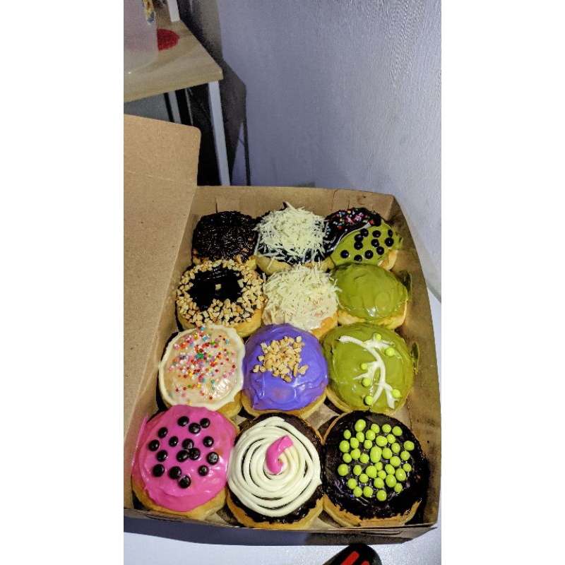 Jual Donat kentang varian rasa 1box/12pcs | Shopee Indonesia