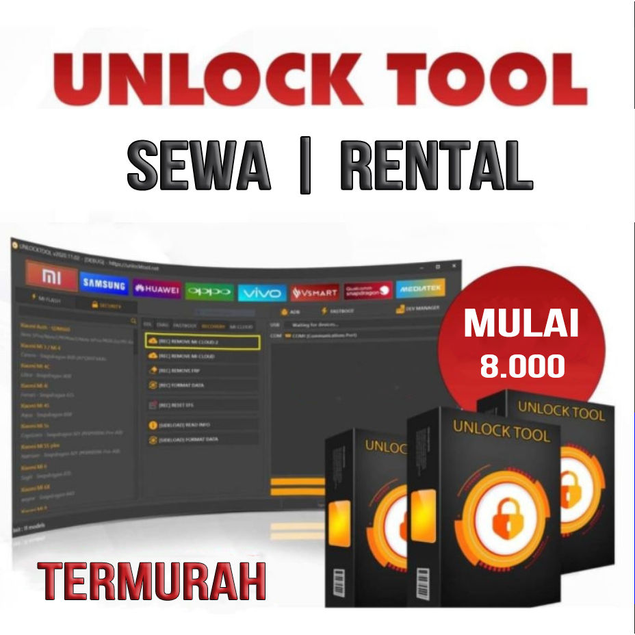 Jual SEWA UNLOCKTOOL 24 JAM PROSES CEPAT | Shopee Indonesia