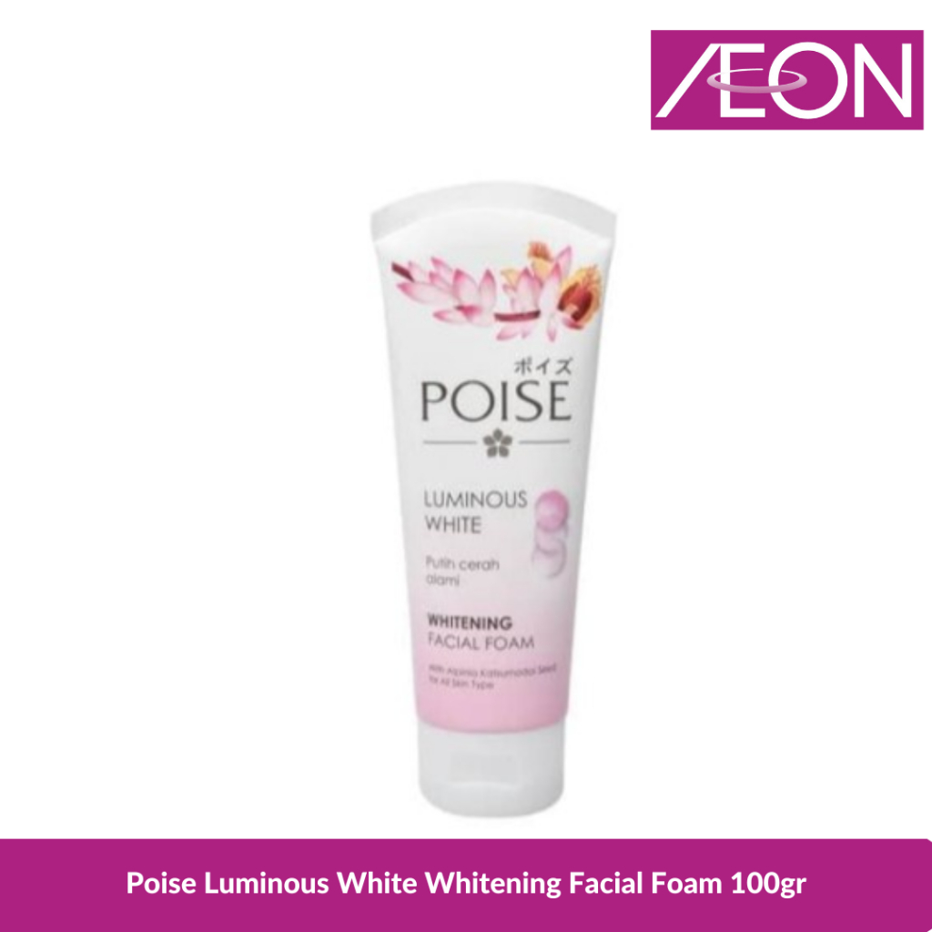 Jual Poise Luminous White Whitening Facial Foam 100gr | Shopee Indonesia