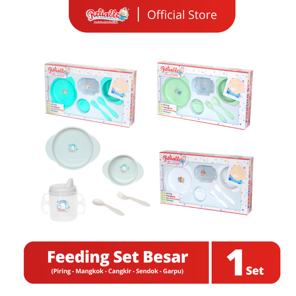 Jual Reliable Feeding Set Tempat Makan Besar | Shopee Indonesia