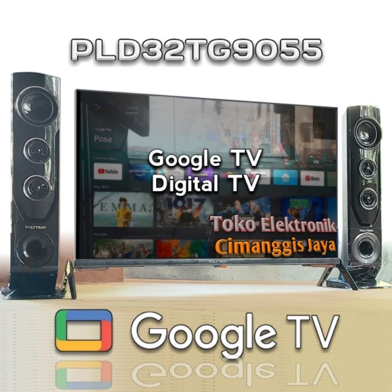 Jual Google Android smart tv led Polytron 32 inch cinemax bluetooth ...