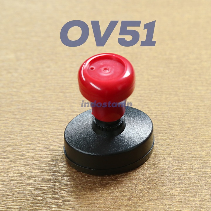 Jual gagang stempel OV51 flash stamp oval panjang 51mm otomatis original indostamp handle ...