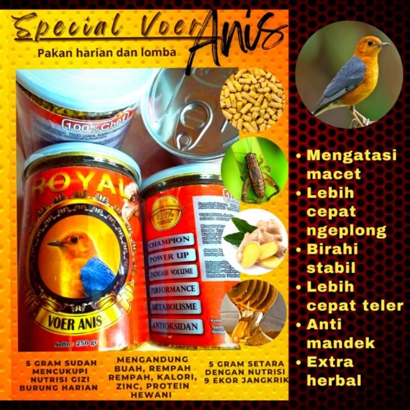 Jual ROYAL + ROYAL ANIS MERAH + VOER ROYAL + VOER ANIS MERAH + VOER ...