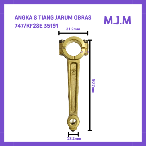 Jual ( Grade A ) KF28E Angka 8 Tiang Jarum Mesin jahit Obras / Benang 4 ...