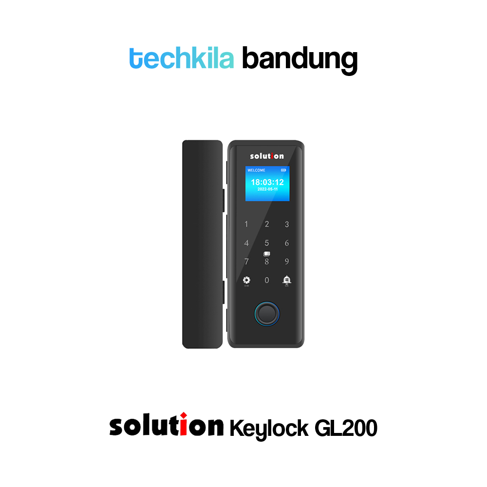 Jual SOLUTION KEYLOCK GL200 / KUNCI PINTU DIGITAL SMART DOOR LOCK SIDIK ...