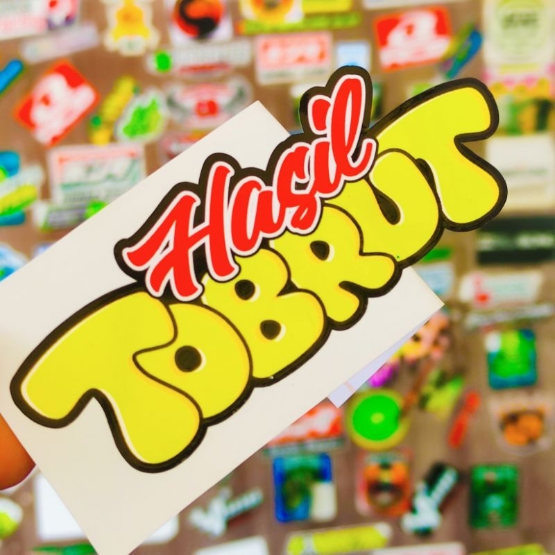 Jual stiker / stiker motor / HASIL TOBRUT | Shopee Indonesia
