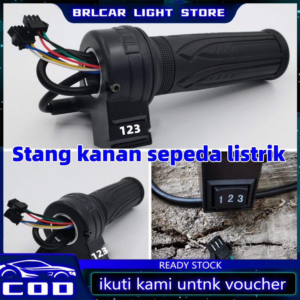 Jual GRIP GAS/HANDEL/HANDLE 3 SPEED-Spare Part Sepeda Listrik | Shopee ...