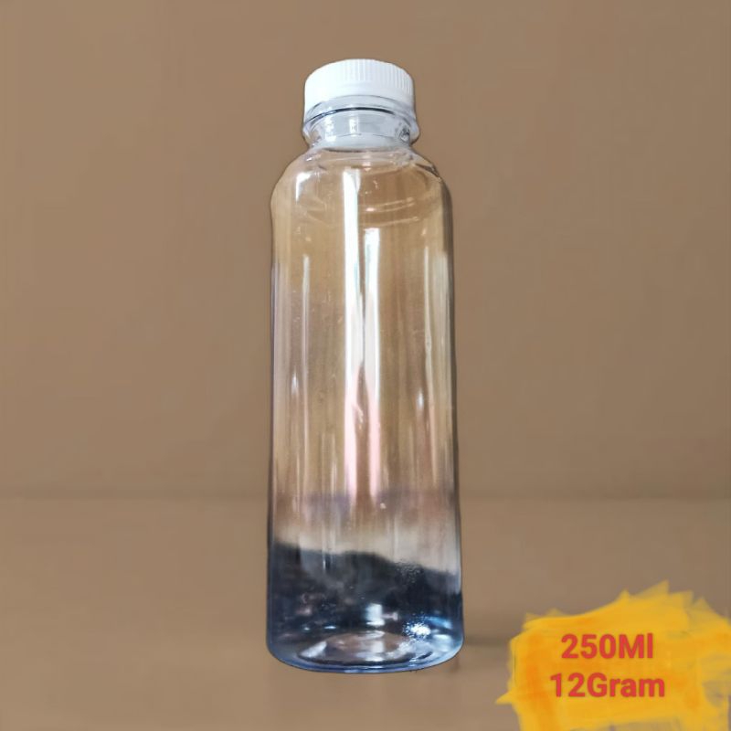 Jual Botol Almond 250 ml / Botol Plastik 250 ml Clear Berat 12 gr ...