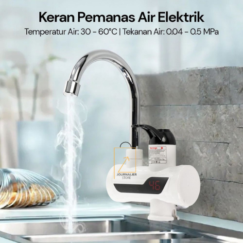 Jual Keran Pemanas Air Electric Faucet 3000W Hot Water Tap Instant ...